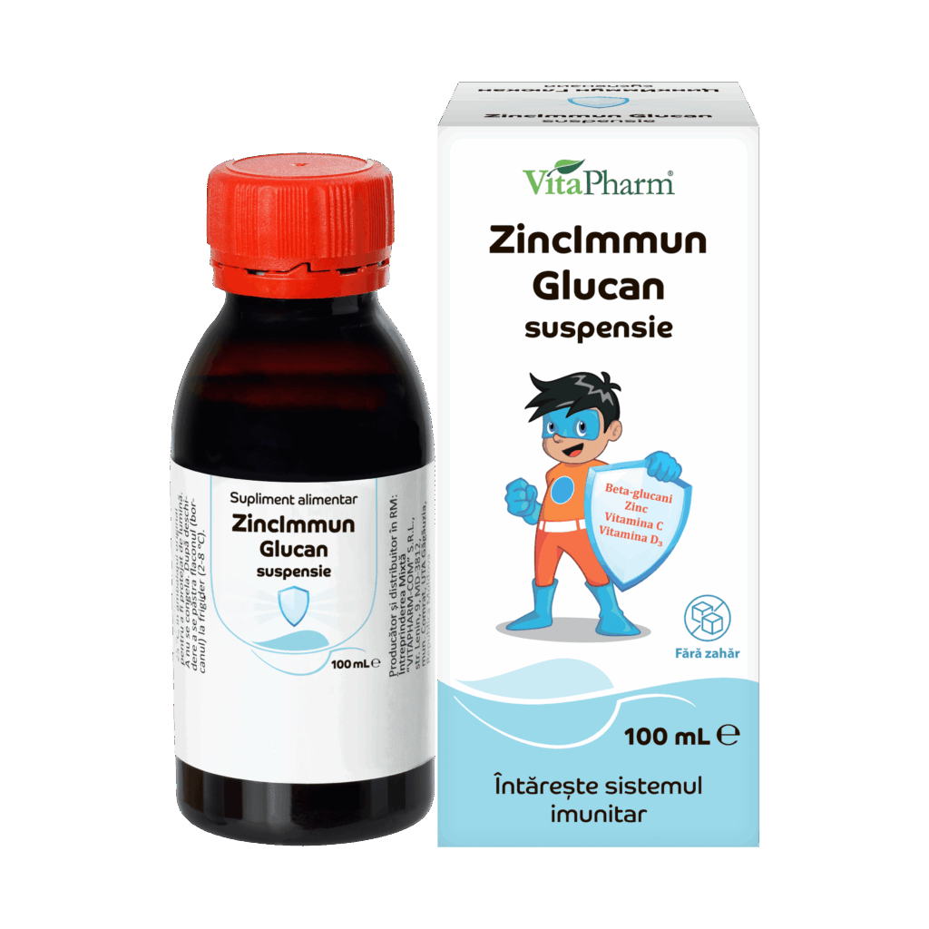 ZINCIMMUN GLUCAN - Suplimente bioactive în Moldova | VitaPharm